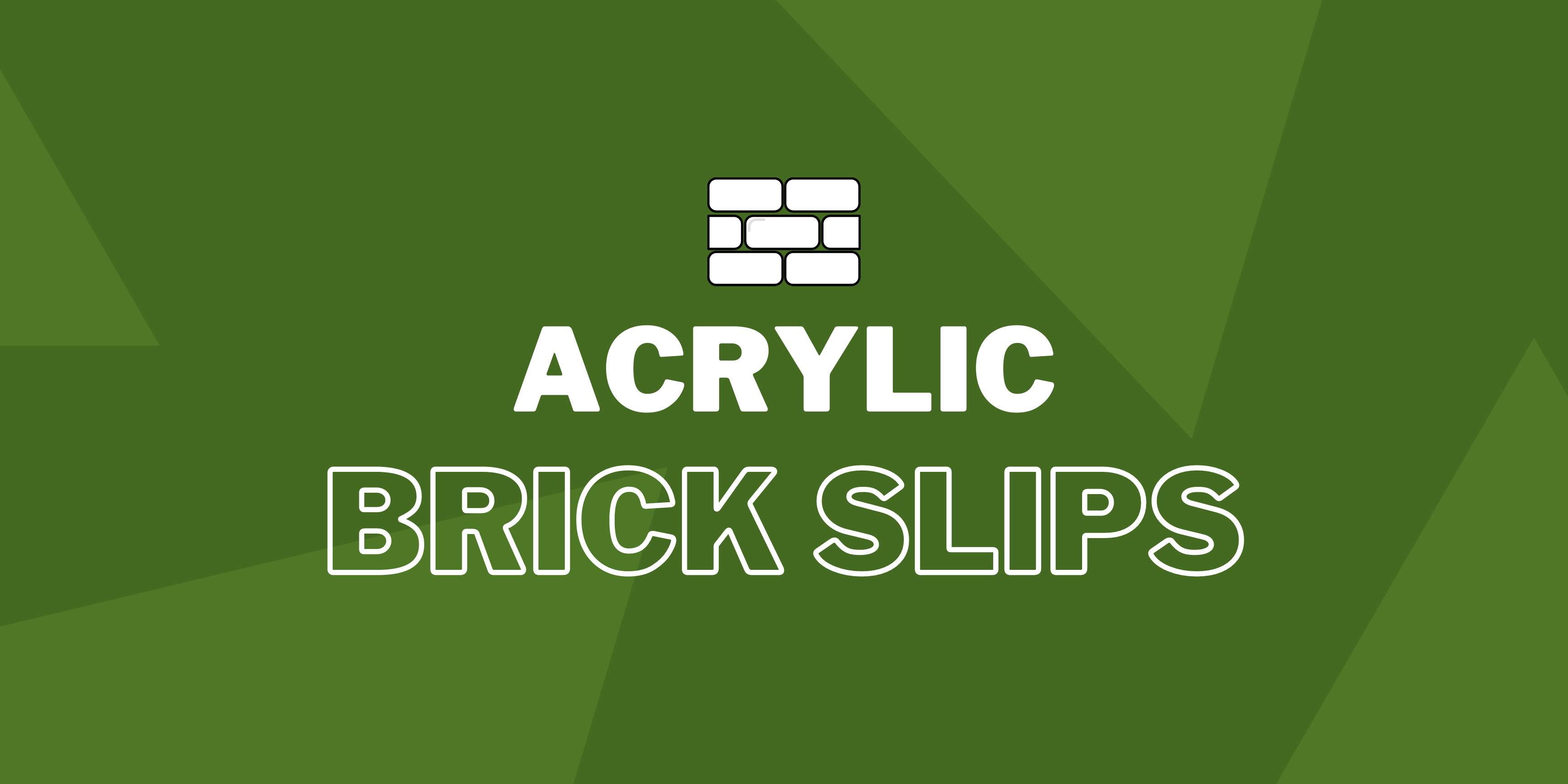 Acrylic Brick Slips