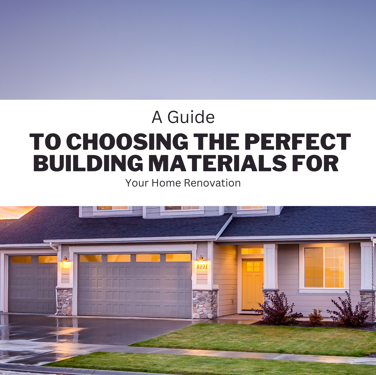 The Ultimate Guide to Choosing the Perfect Building Materials for Your
