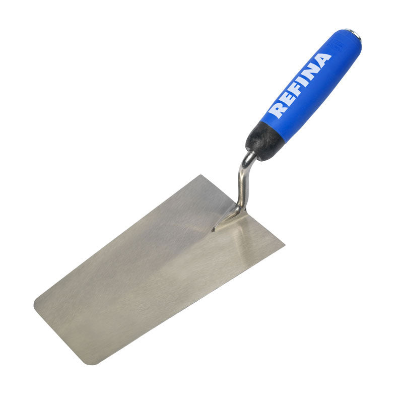 Refina Rounded Square End Bucket Trowel 8" | Italian Building Centre