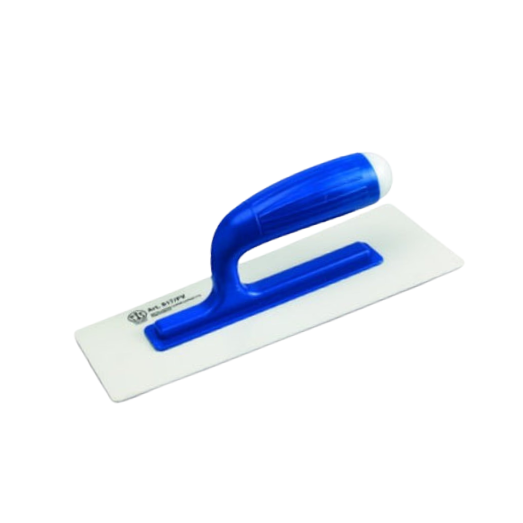 Pvc Trowel Blue Handle 817/PV 280 x 120 x 1mm | Italian Building Centre